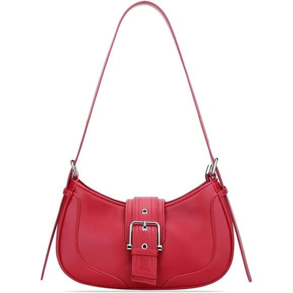 Bags | Shoulder Bags Underarm Purse Red | Poshmark
